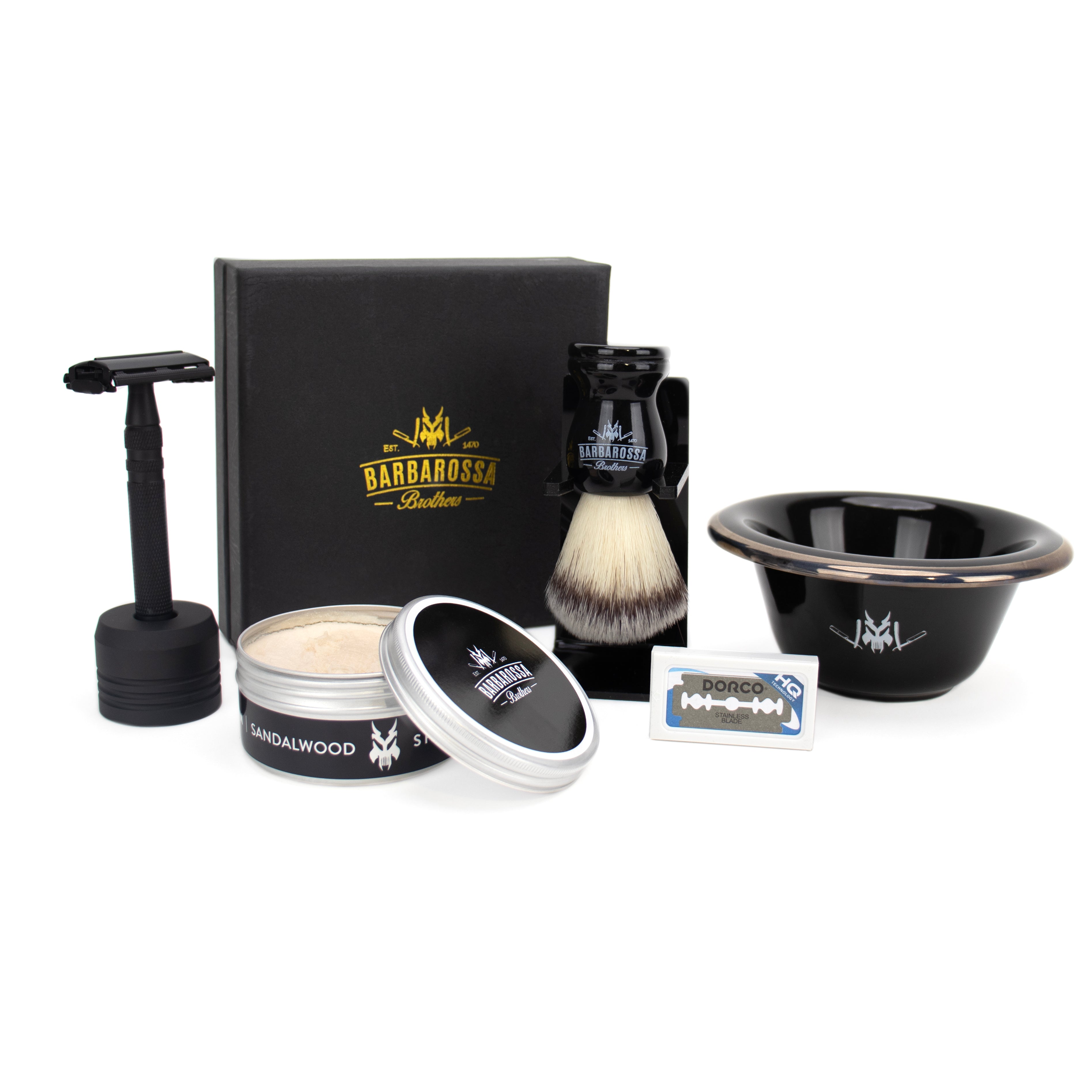 The P1R8 Double Edge Safety Razor Shaving Set* – Barbarossa Brothers