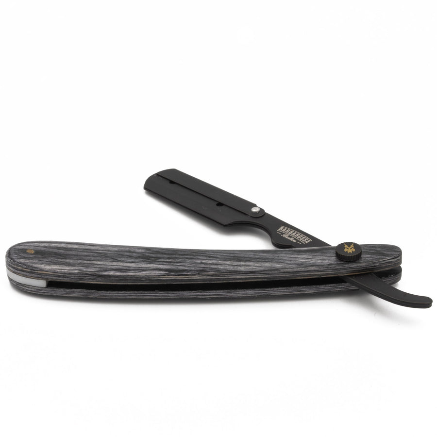 Cut Throat Razor Set - Best Straight Razor - Barber Blade Razor in Grey ...