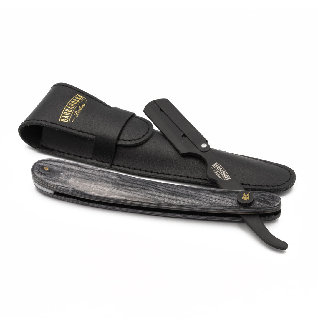 Cut Throat Razor Set - Best Straight Razor - Barber Blade Razor in Grey ...